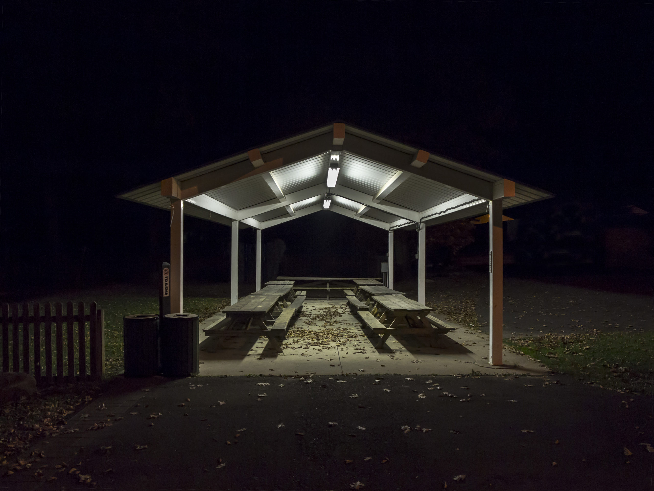 “Picnic Pavillion, Night” by Thom Goertel | FRAMES Magazine